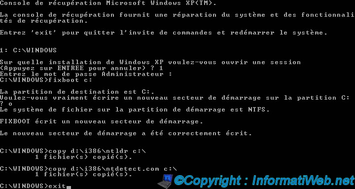 Repair The Windows Xp Startup Boot Mbr File System Windows Tutorials Informatiweb
